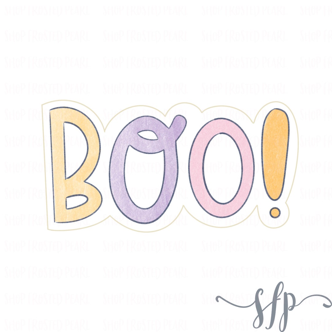 BOO Cookie Cutter, Mini Size STL, Digital Download - Etsy