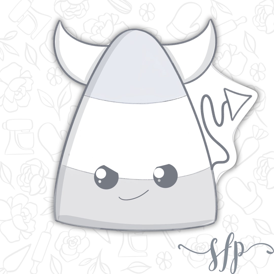 Devil Candy Corn Cookie Cutter, Mini Size STL, Digital Download - Etsy