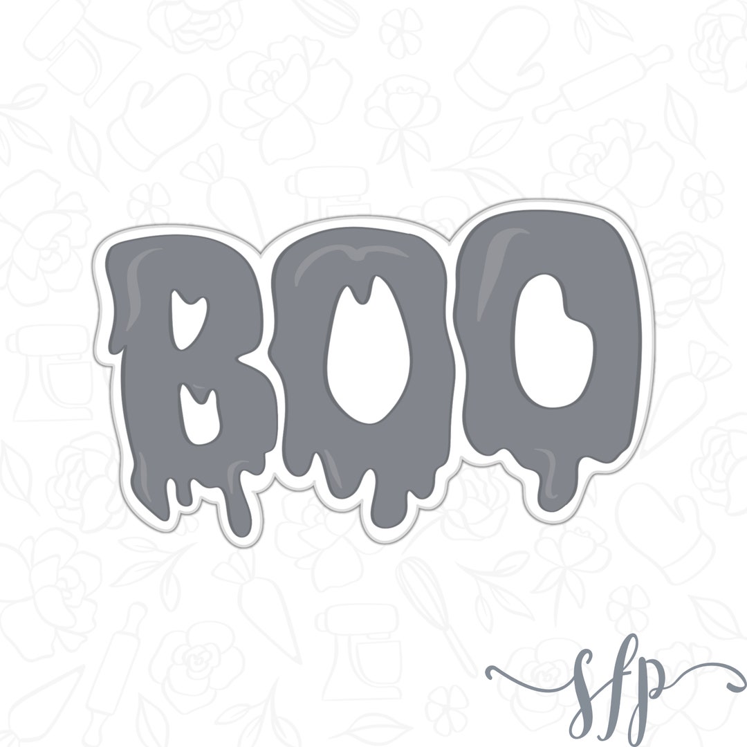 Drippy Boo Cookie Cutter Mini Size STL Digital Download - Etsy