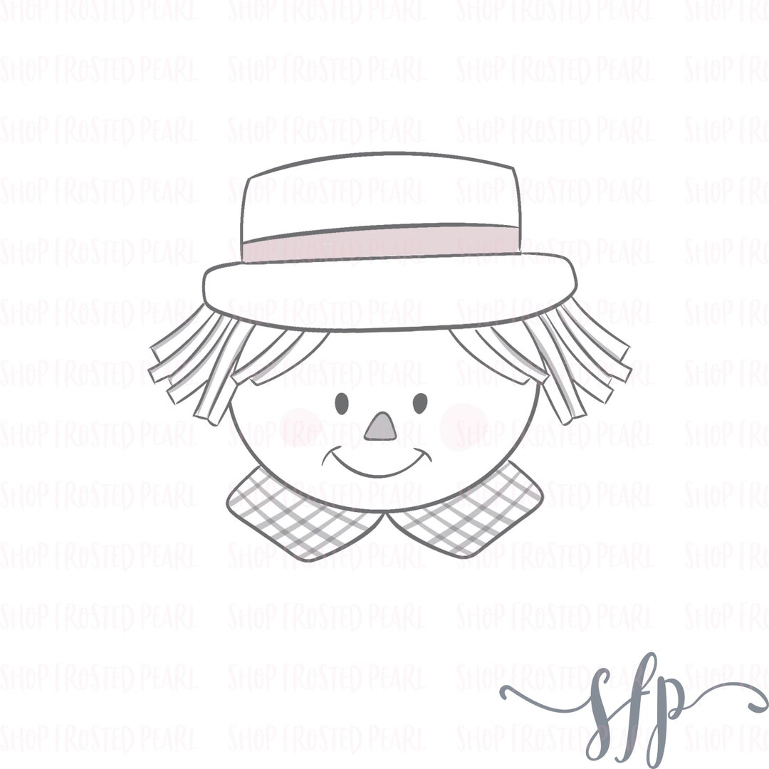 Scarecrow Face Cookie Cutter - Etsy