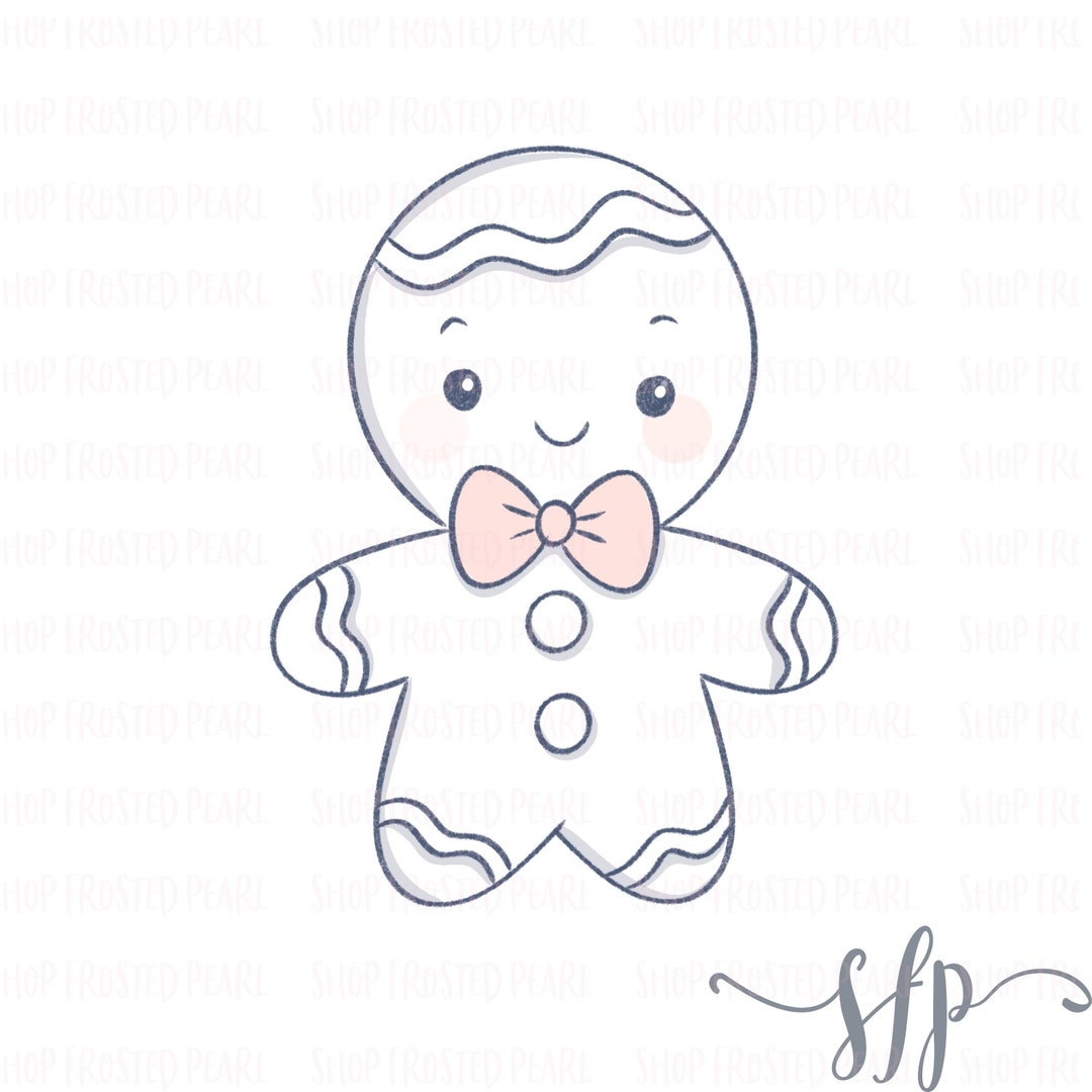 Happy Ginger Cookie Cutter - Etsy