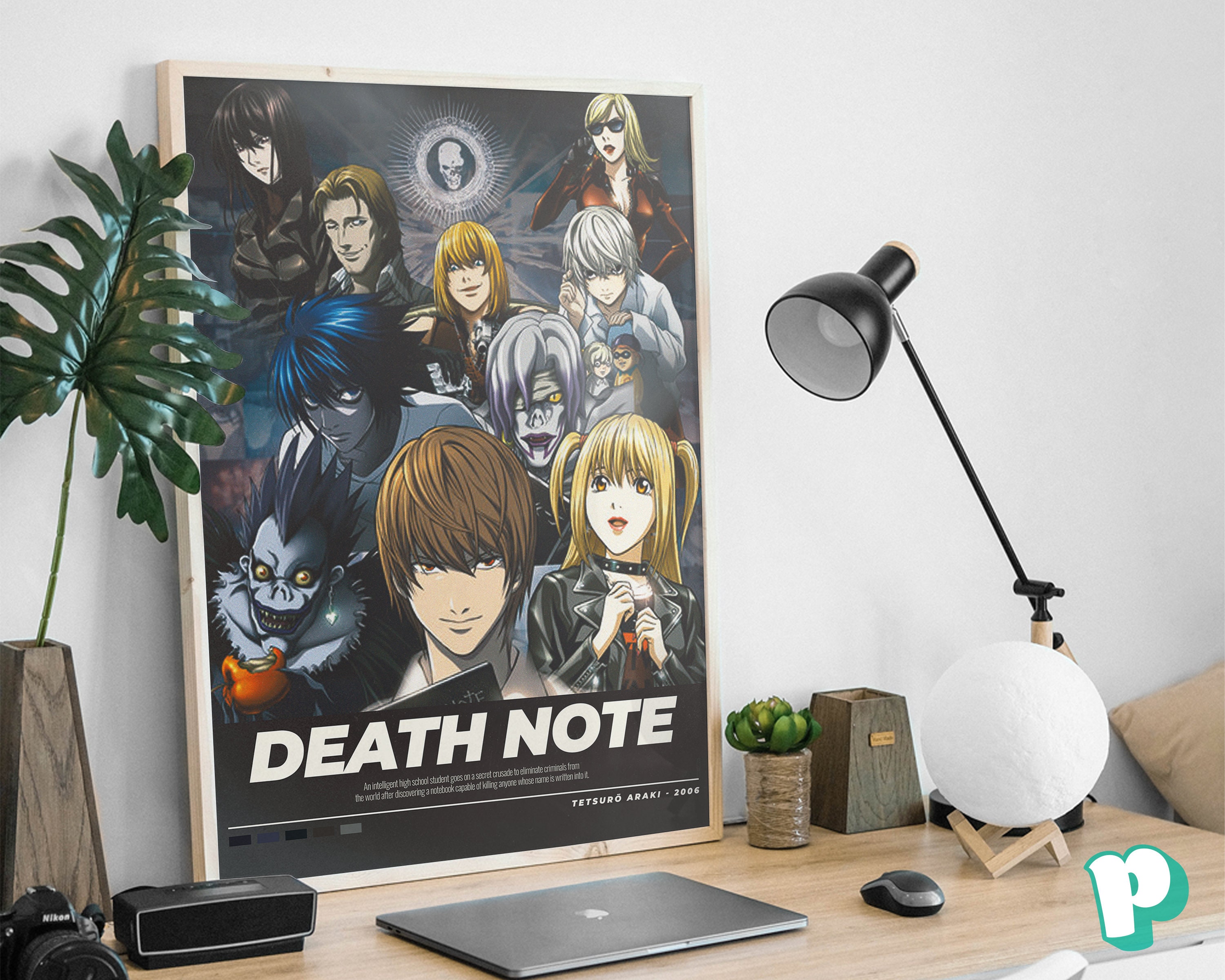 Death Note Anime Movie Poster Print minimalist wall art | Etsy