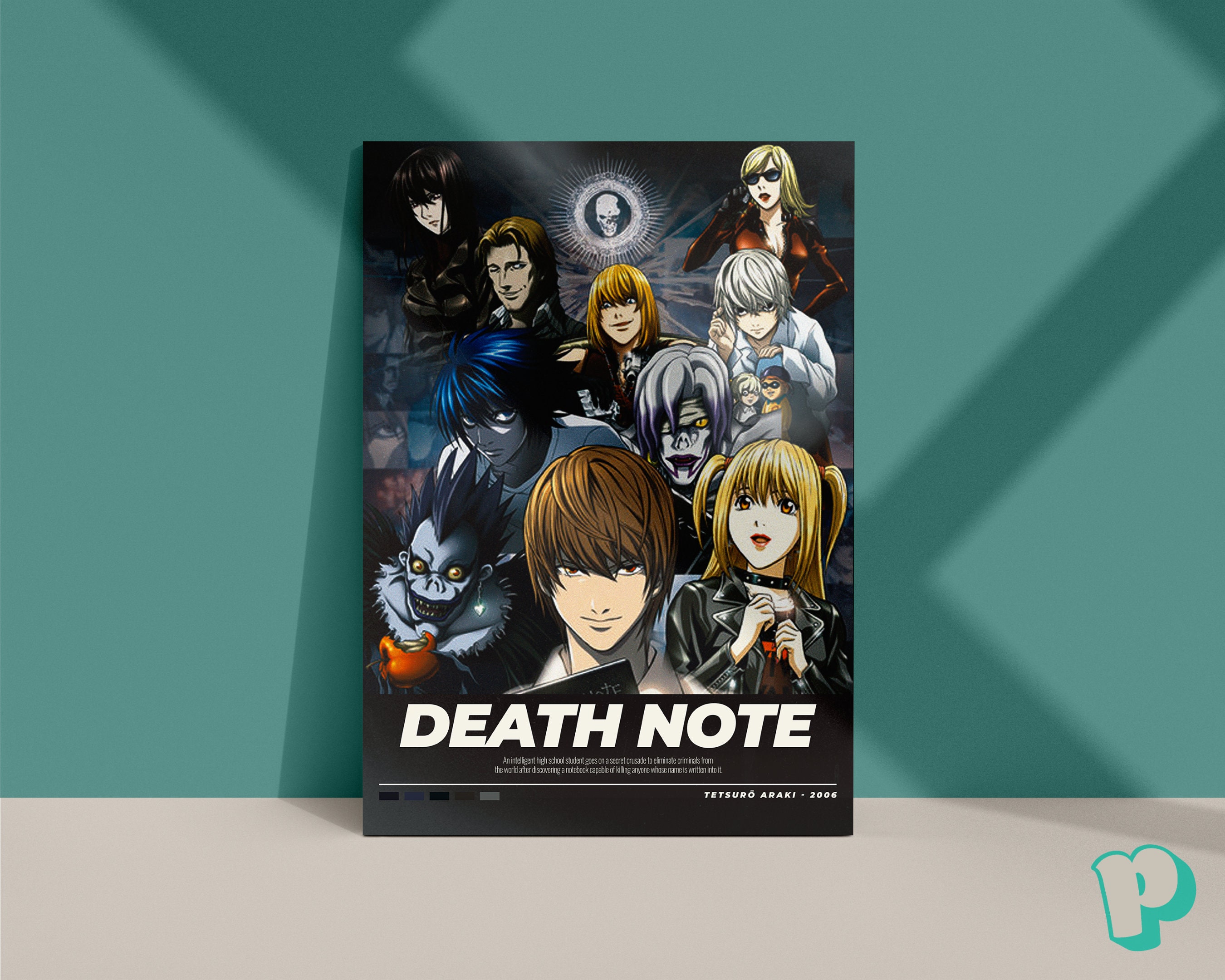 Death Note Anime Movie Poster Print minimalist wall art | Etsy