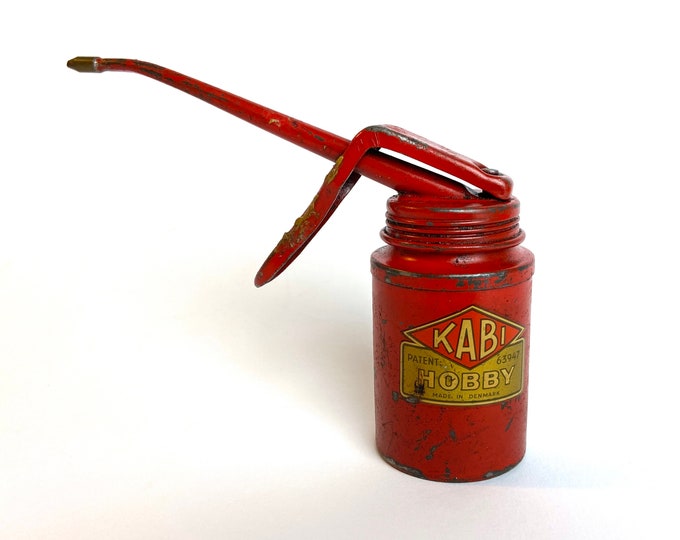 Antique Kabi Hobby Tin Oiler | Thumb Oiler | Oil Cans & Funnels | Oil ...