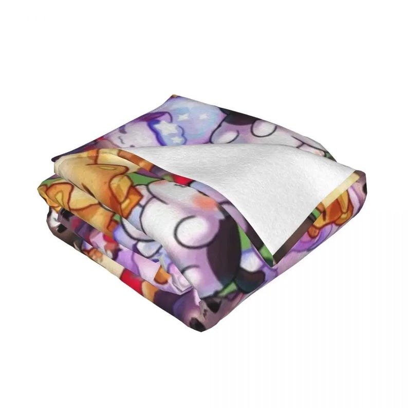 Aphmau Meow Plushies Anime Cats Throw Blanket Cartoon Modern Bedding ...