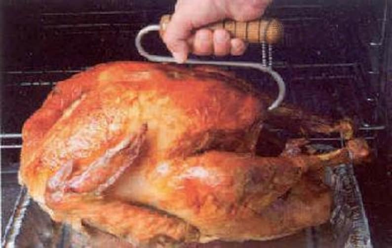 Wiselifter Hook-n-lift Turkey Lifter Hook-featured in Cooks Illustrated ...