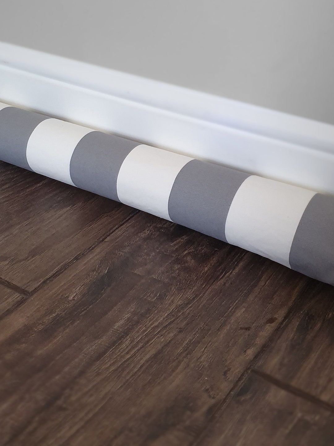 Long Draft Stopper 28 to 56 COVER Grey / White - Etsy