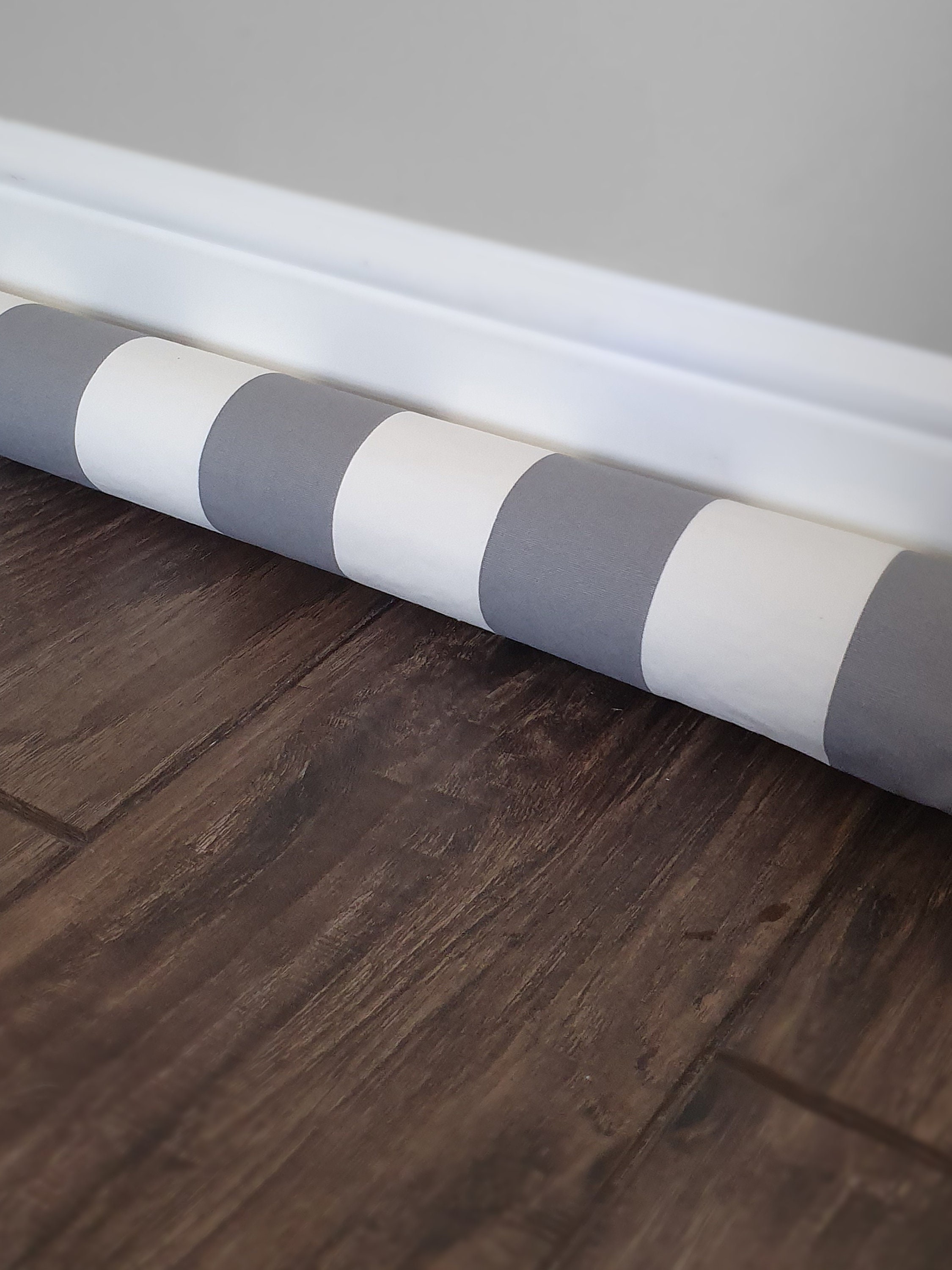 Long Draft Stopper 28 to 56 COVER Grey / White - Etsy