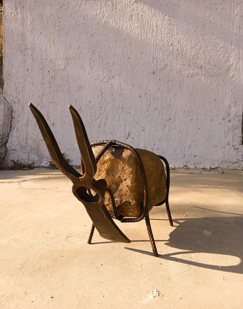 The Bull Scrap Metal Art - Etsy New Zealand