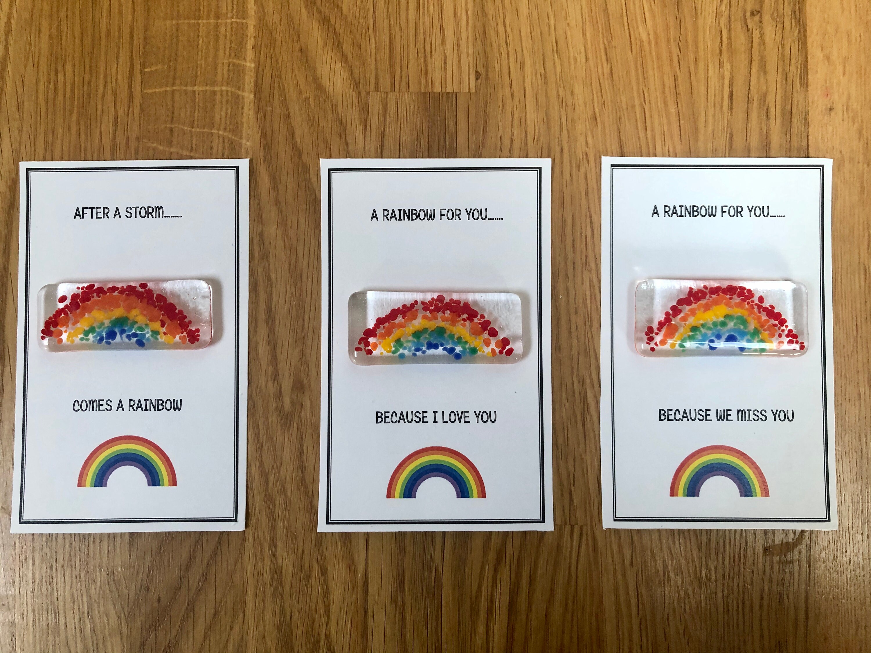 Rainbow, Pocket Gift, Pebble, Letter Box Present, - Etsy Singapore