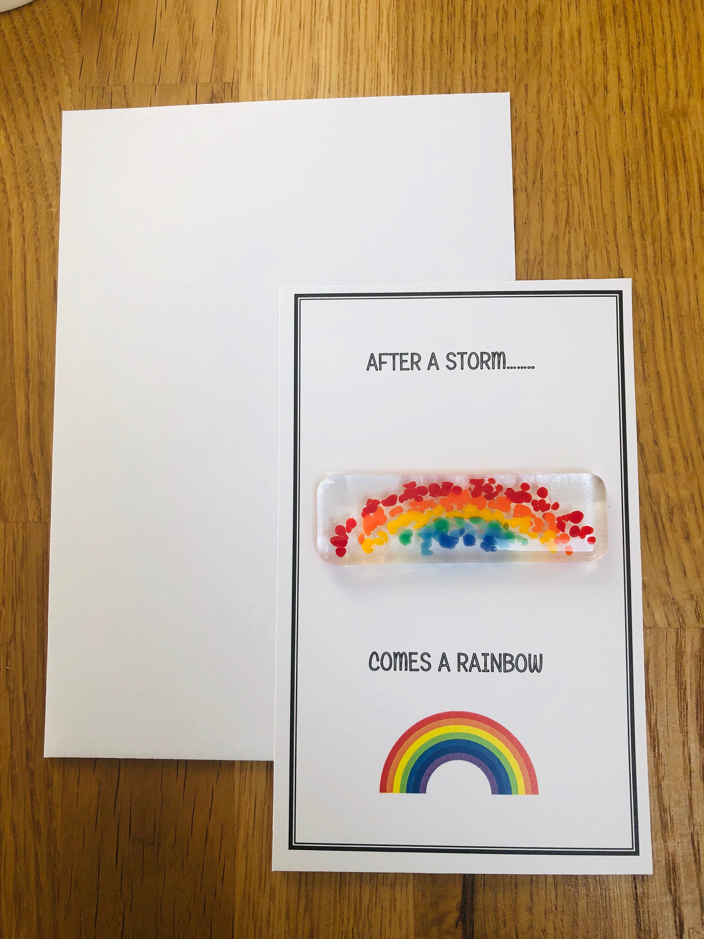 Rainbow, Pocket Gift, Pebble, Letter Box Present, - Etsy Singapore