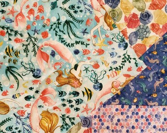 Mermaid Quilt Panel - Etsy