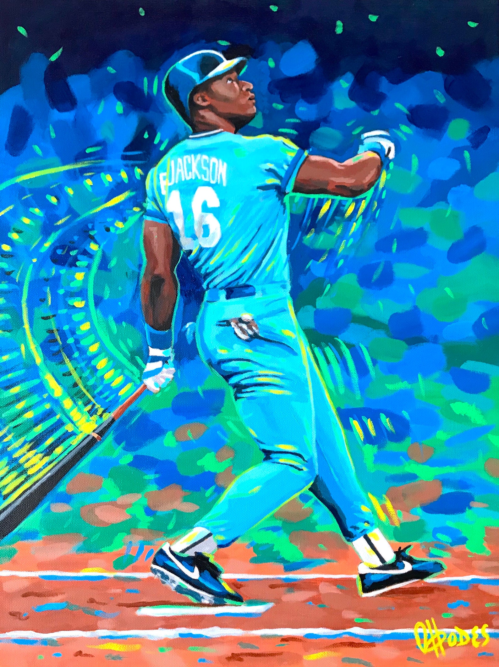 Bo Jackson Print - Etsy