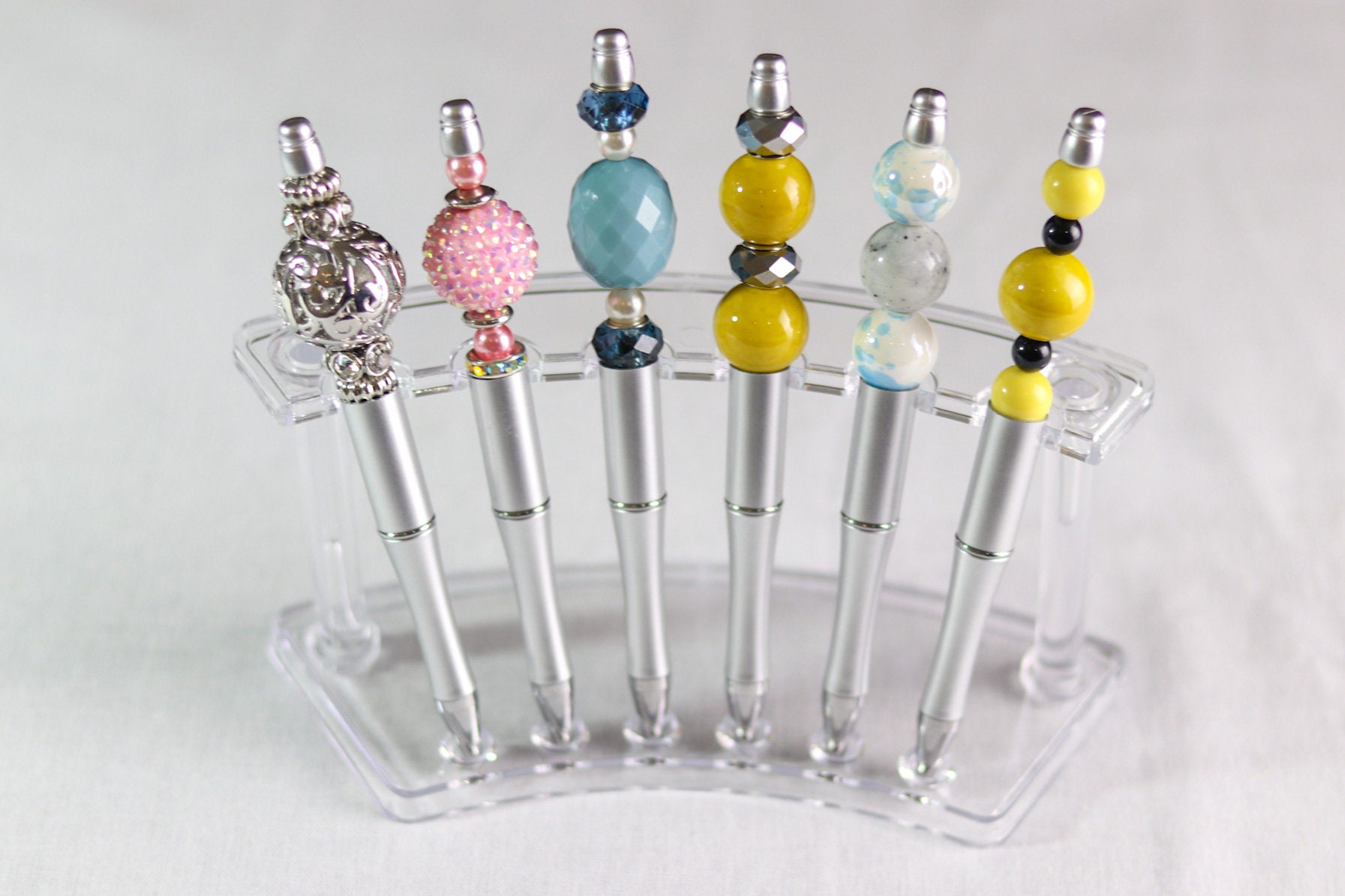 Beaded Ink Pens Beaded Pens Beads Bling Pens Writing | Etsy