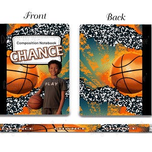 Custom Basketball Composition Notebook & Pencils | Composition Notebook ...