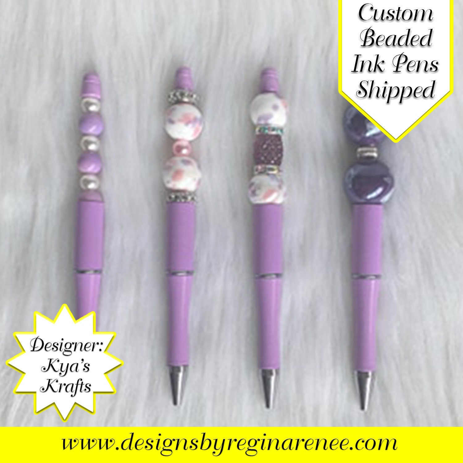 Beaded Ink Pens Beaded Pens Beads Bling Pens Writing | Etsy