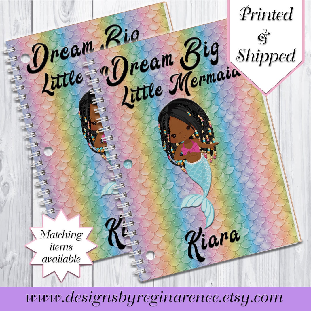 Mermaid Spiral Notebook | Mermaid Notepad | Mermaid | Journals | Spiral ...