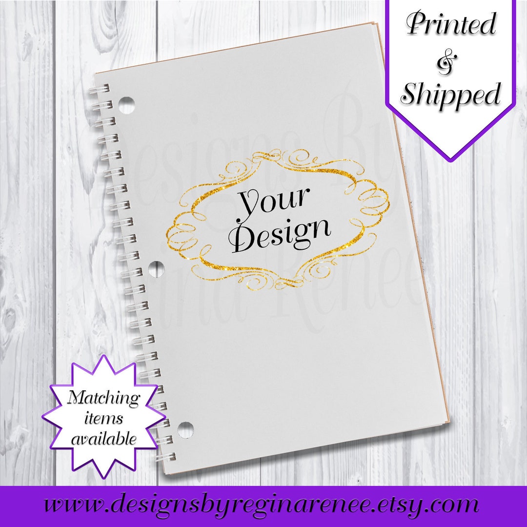 Custom Spiral Notebooks & Pens | Personalized Notebooks | Custom ...
