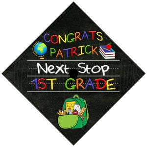 Graduation Kindergarten and Preschool Cap Toppers | 2025 Kindergarten ...