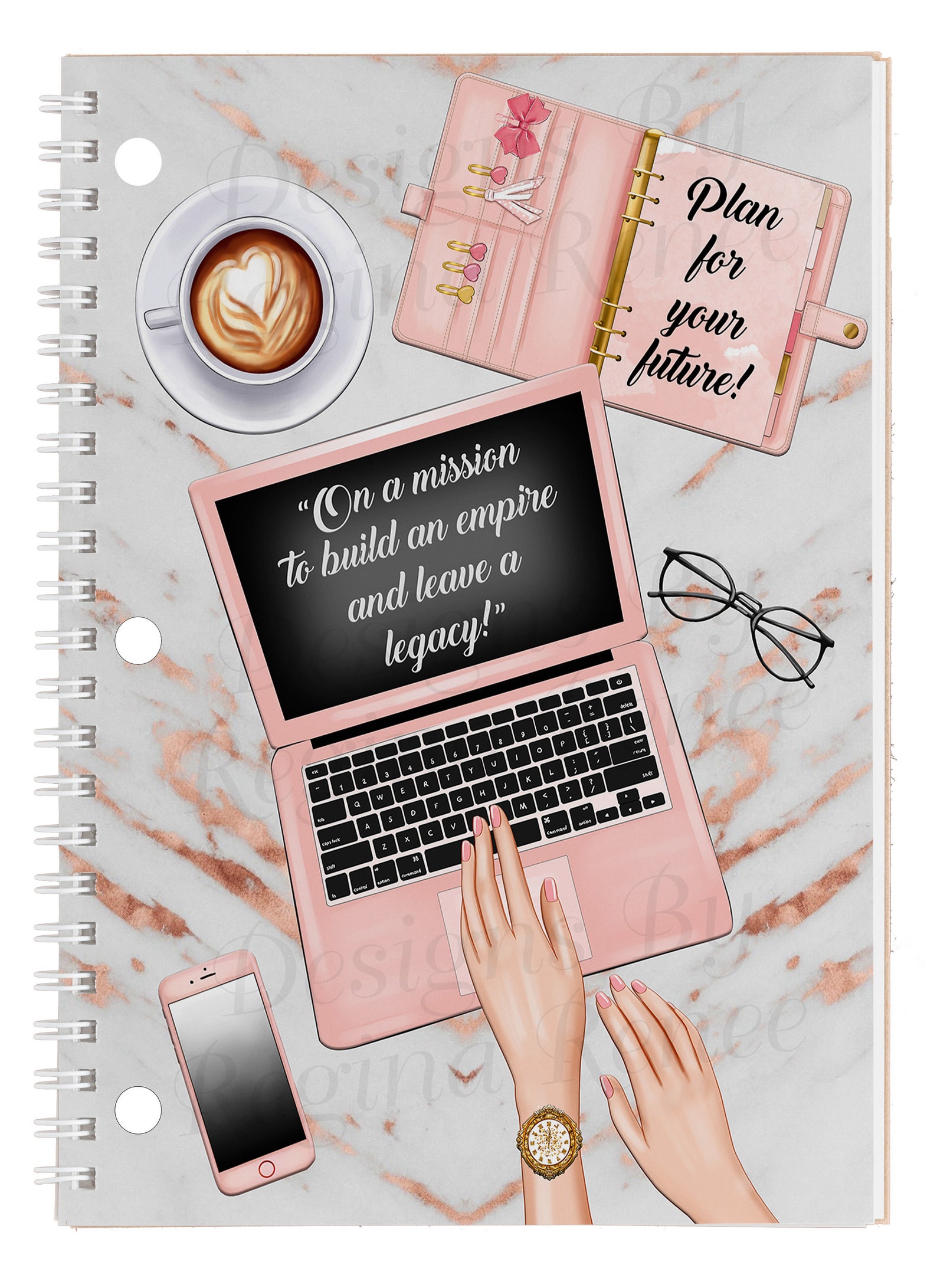 On A Mission Spiral Notebook | Notebooks | Custom Notebooks | Spiral ...