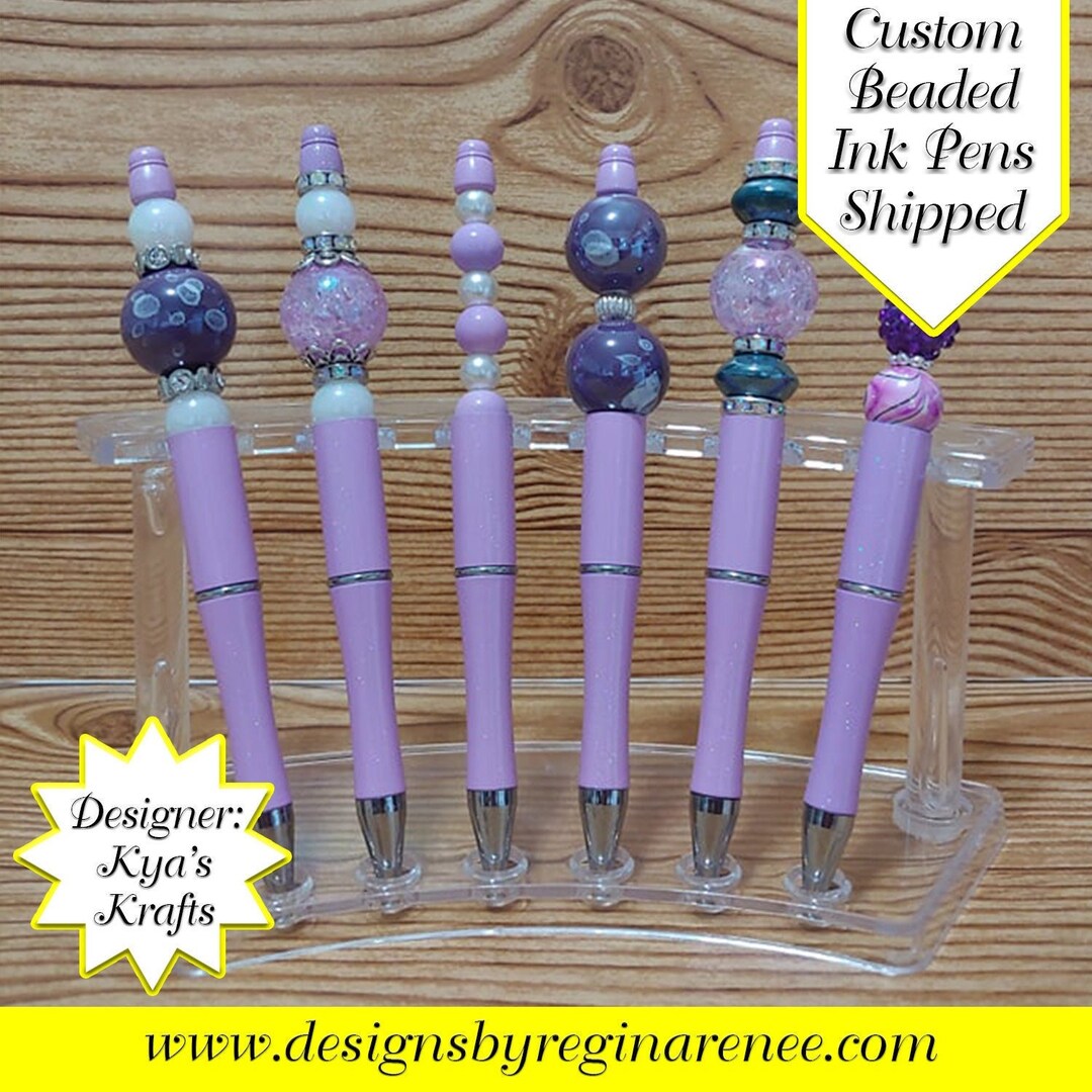 Beaded Ink Pens Beaded Pens Beads Bling Pens Writing Pens Custom Pens ...