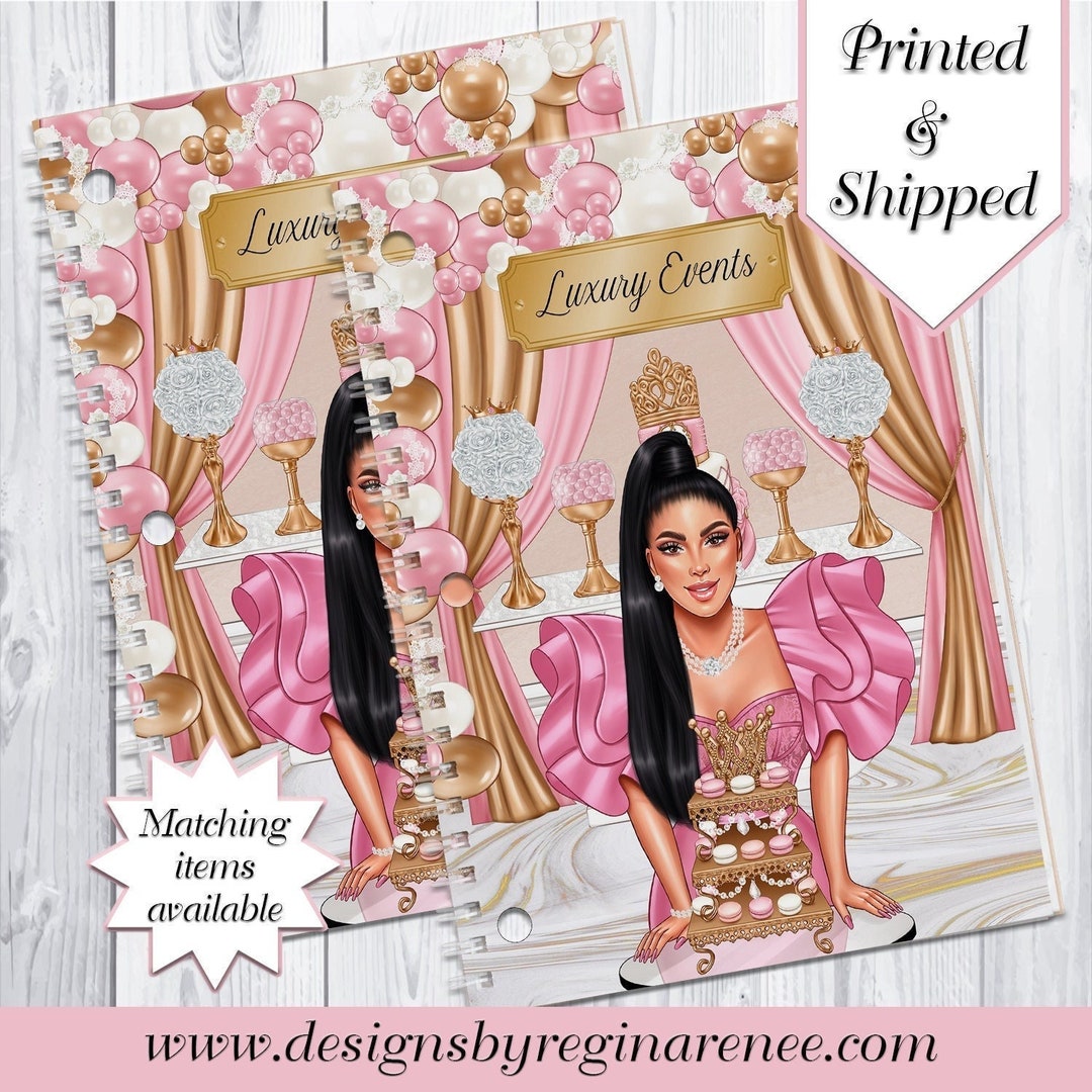 Event Theme Spiral Notebook | Event Planner | Event Designer | Party ...