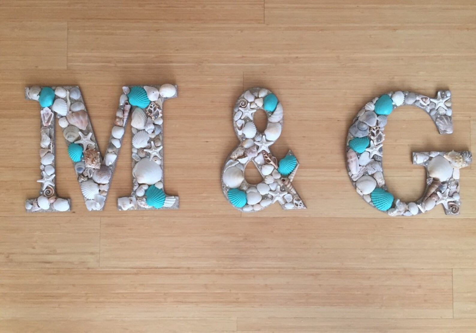 Shell Letters-beach Decor-custom Monograms-shell Name-coastal - Etsy