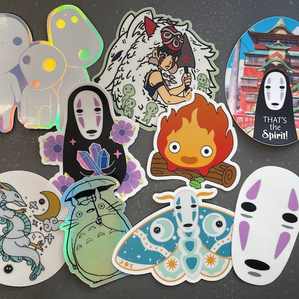 Studio Ghibli Stickers - Etsy