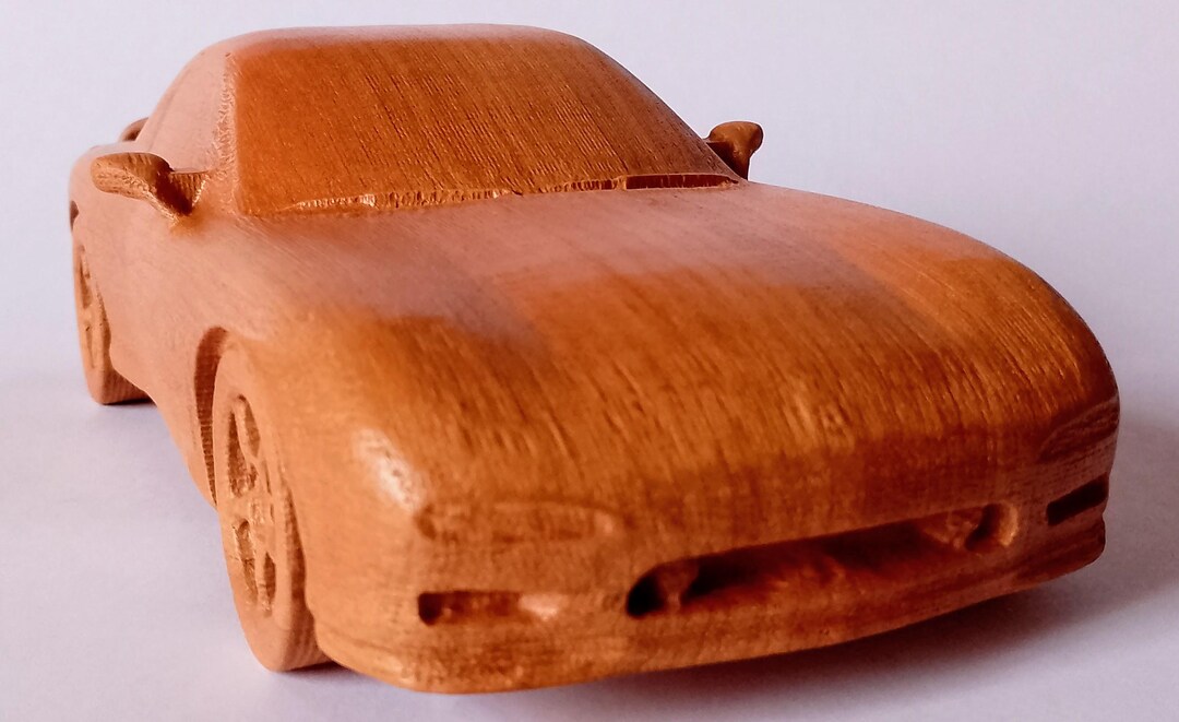 1:15 Mazda RX-7 FD 1992 Wood Scale Model Sport Car Replica Simulation ...