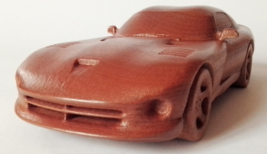 Dodge Viper GTS 1998 1:15 Wood Scale Model Car Replica Simulation Type ...