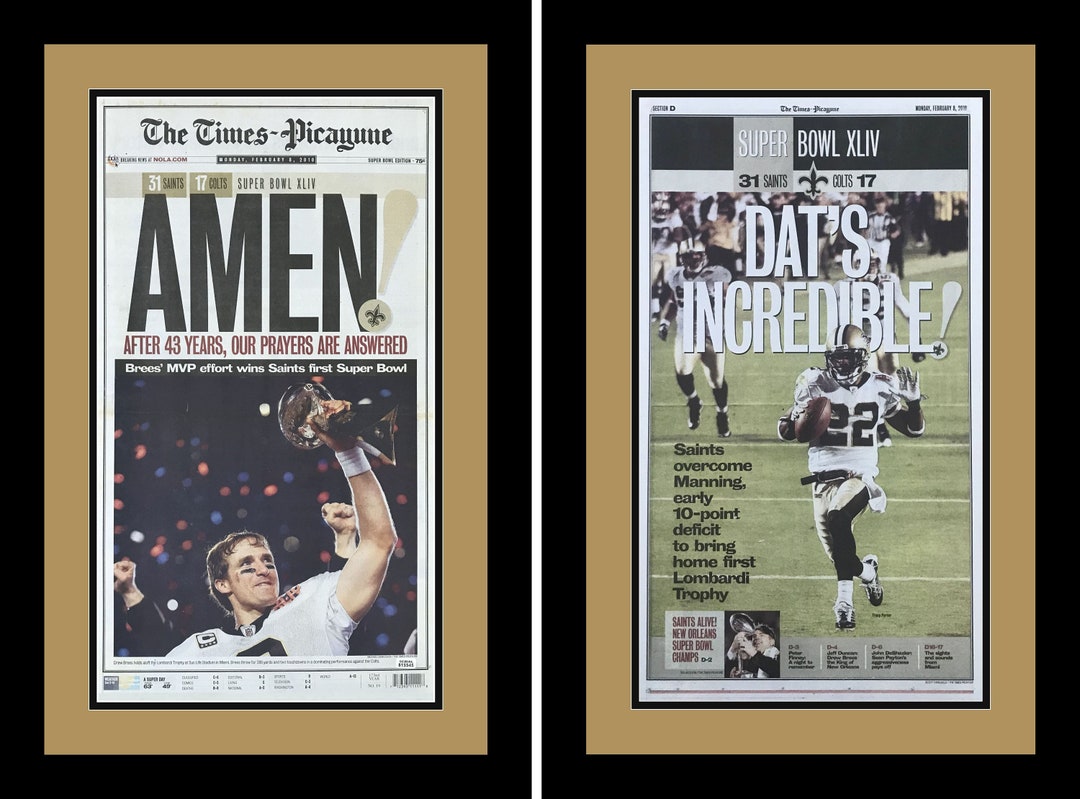 New Orleans Saints - 2010 NFL Super Bowl Champions - Times Picayune ...