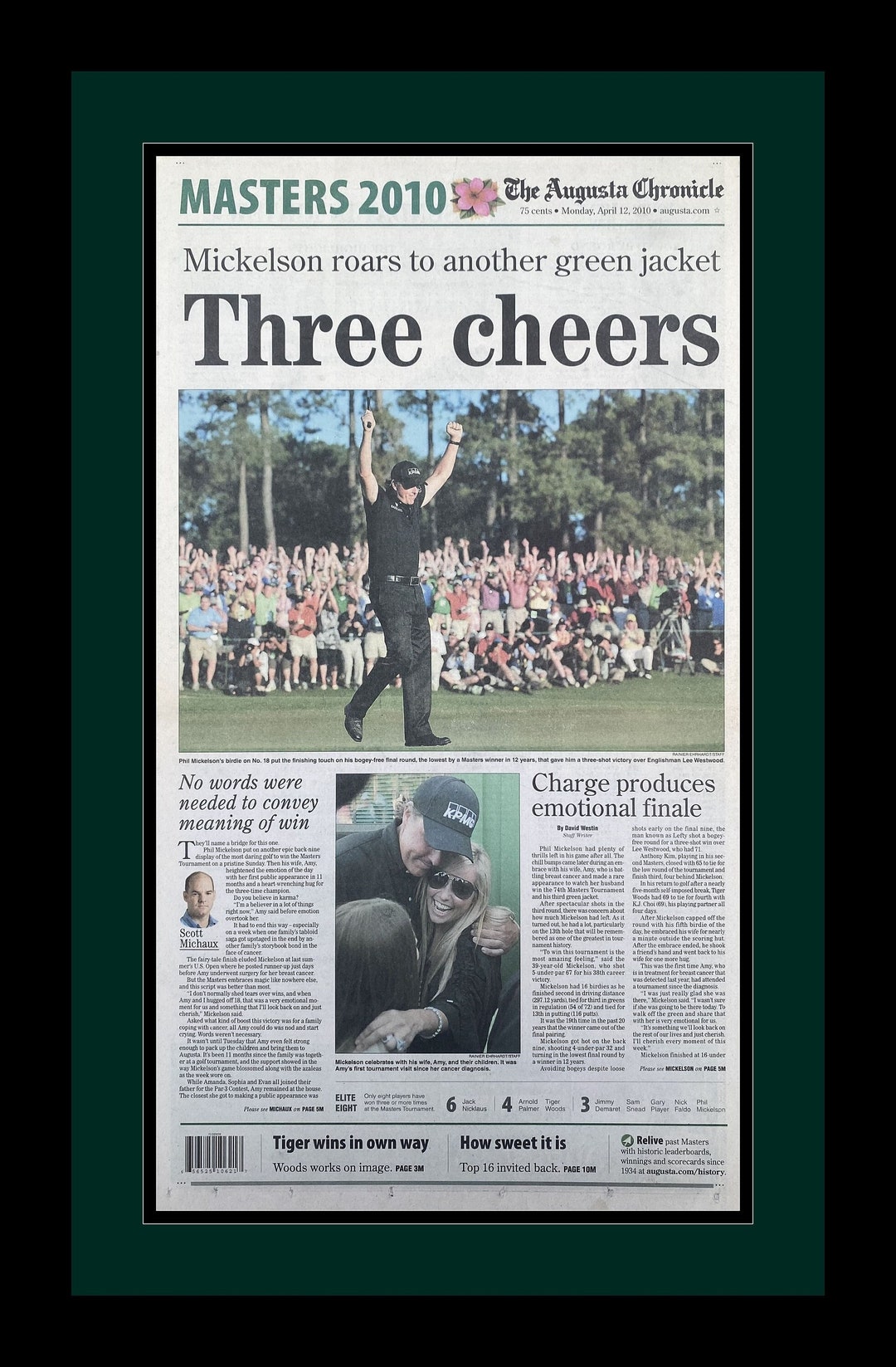 Phil Mickelson - 2010 Masters Golf Championship - Augusta Chronicle ...