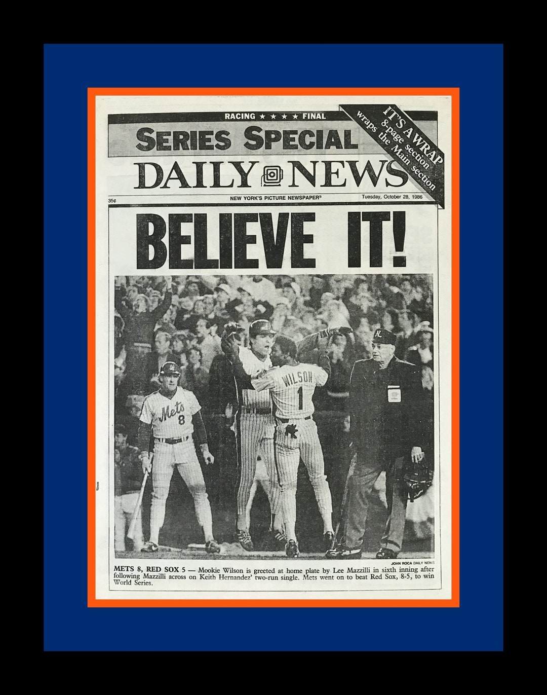 New York Mets - 1986 MLB World Series Champions - New York Daily News ...
