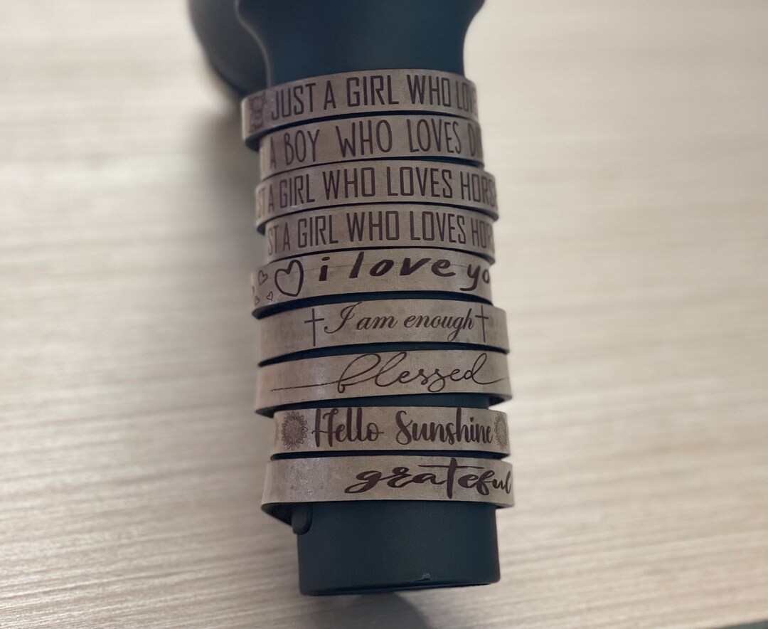 Leather Bracelets, Custom Bracelets, Leather Gifts, Gift Ideas ...