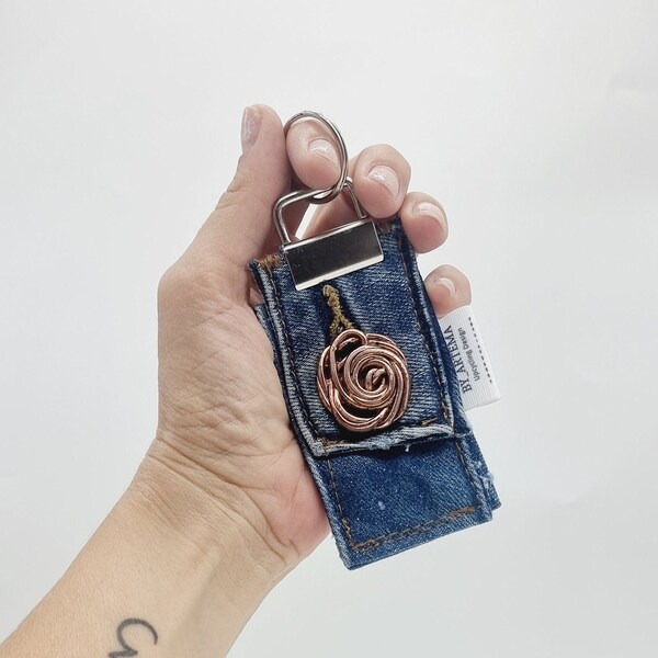 Denim Flower - Etsy