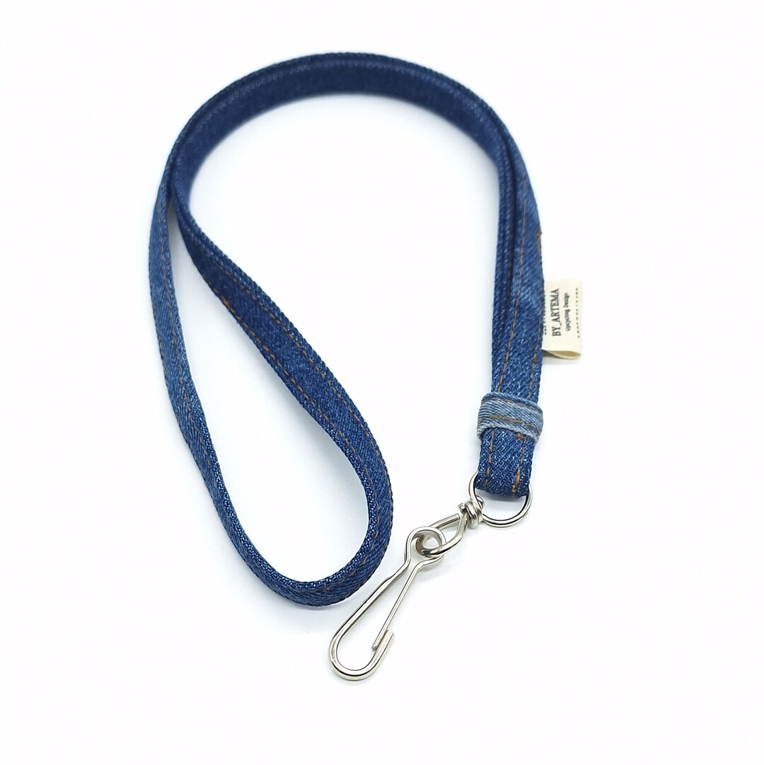 Lanyard for Keys , Recycled Lanyard , Denim Lanyard , Lanyard Neck ...