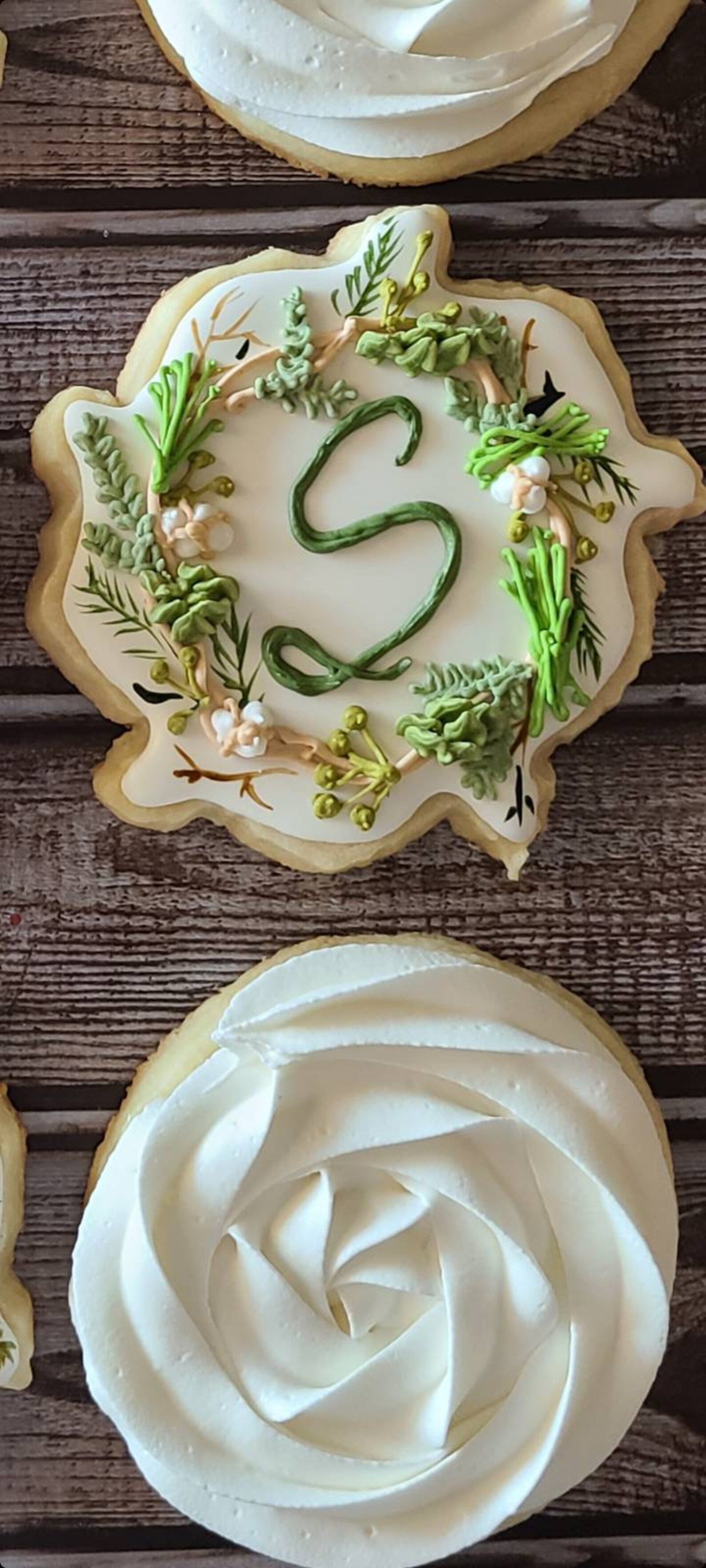 1 Dozen Elegant Rustic Wedding Sugar Cookies - Etsy