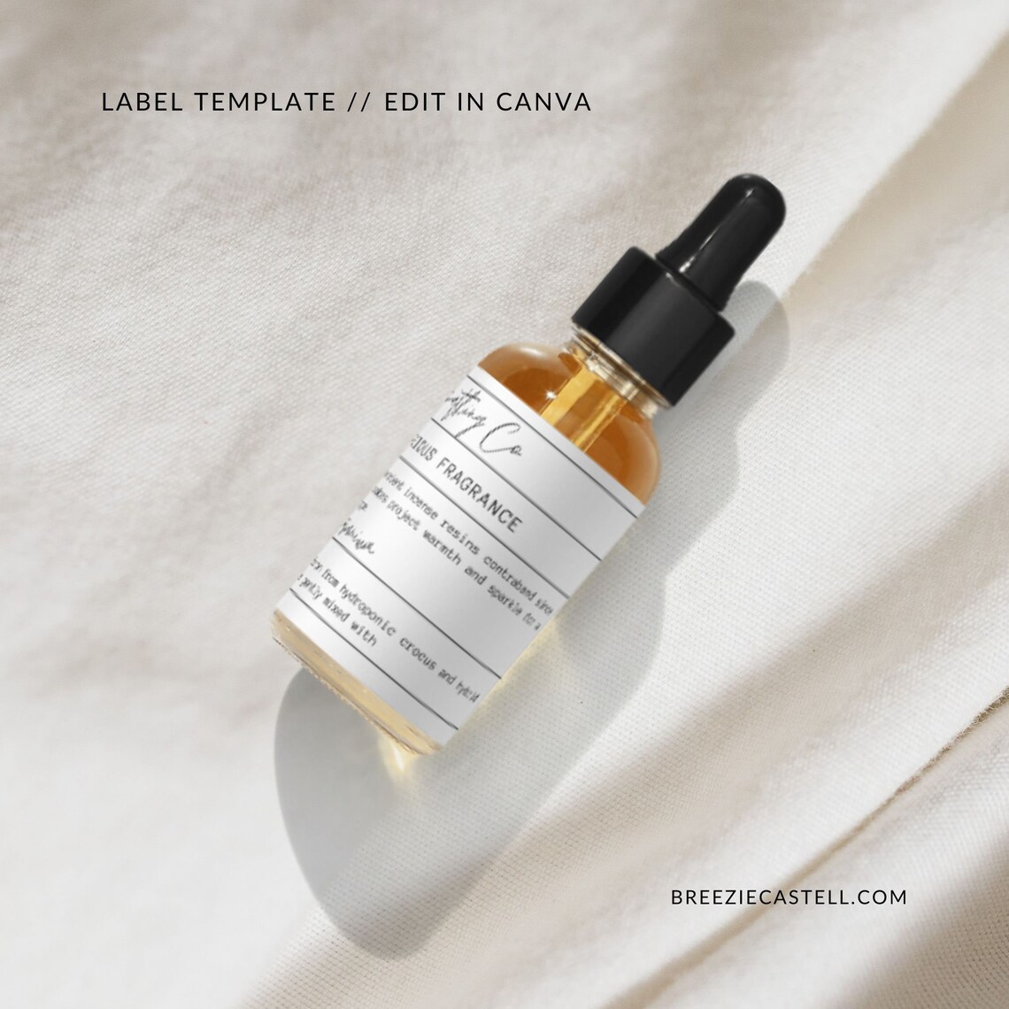 Editable Template Jar Label Template Product Label Serum - Etsy UK