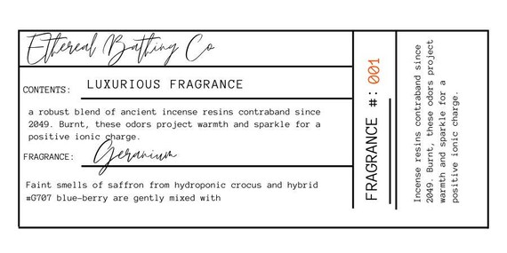 Label Design Template Dropper Label Template Personalized - Etsy