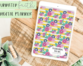 Faith Digital Planner Faith Planner Christian Planner Bible - Etsy