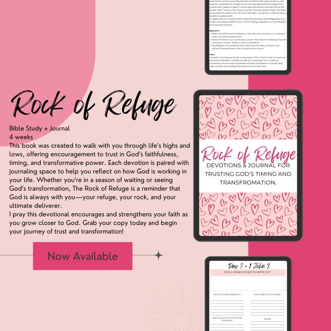 Rock of Refuge Bible Study & Journal - Digital Copy - Etsy