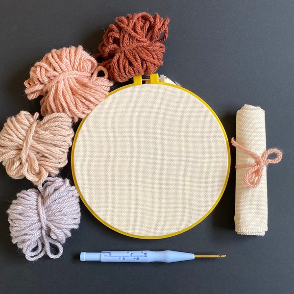 Yarn Punch Needle Pattern - Etsy