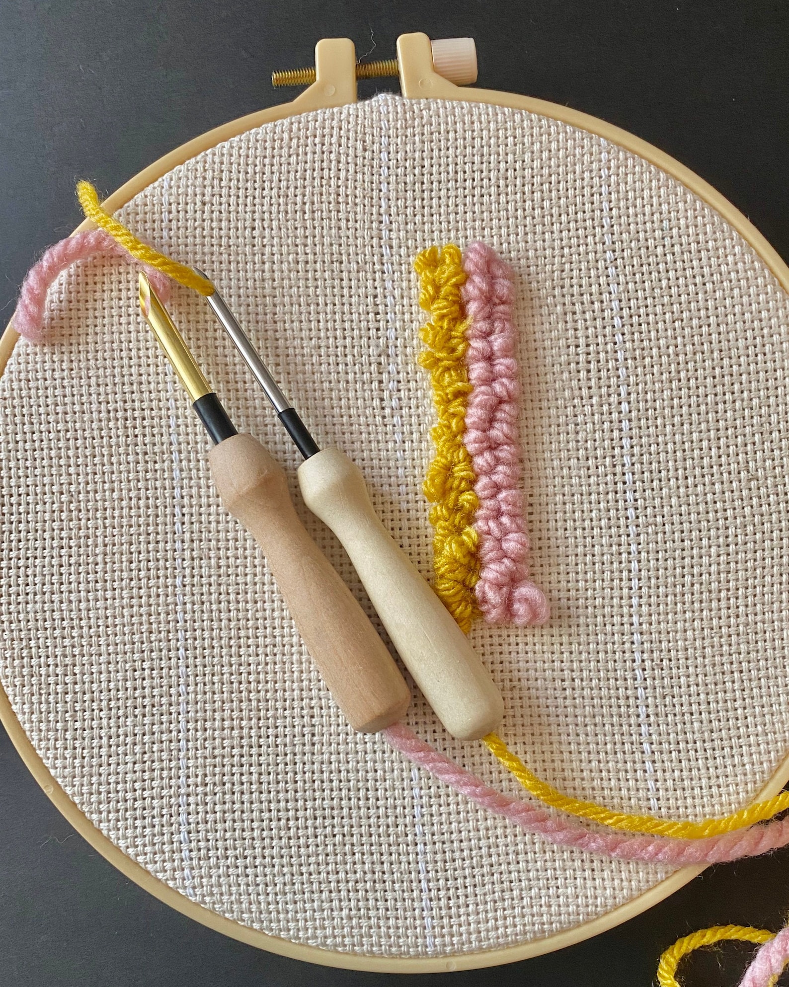 Punch Needle Embroidery Tool Set Beginner Rug Hooking Set | Etsy