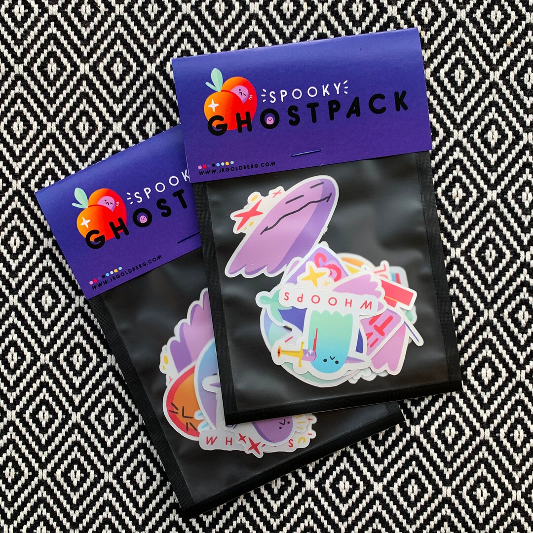 Spooky Ghostpack - Holographic Sticker Pack! - Etsy