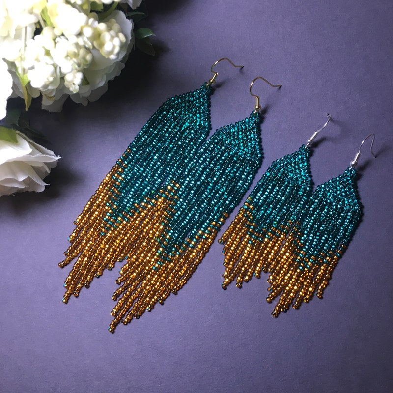 Fringe Earrings - Etsy