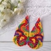 Bright Juicy Cheerful Multi-colored Beaded Earrings, Long Earrings With ...