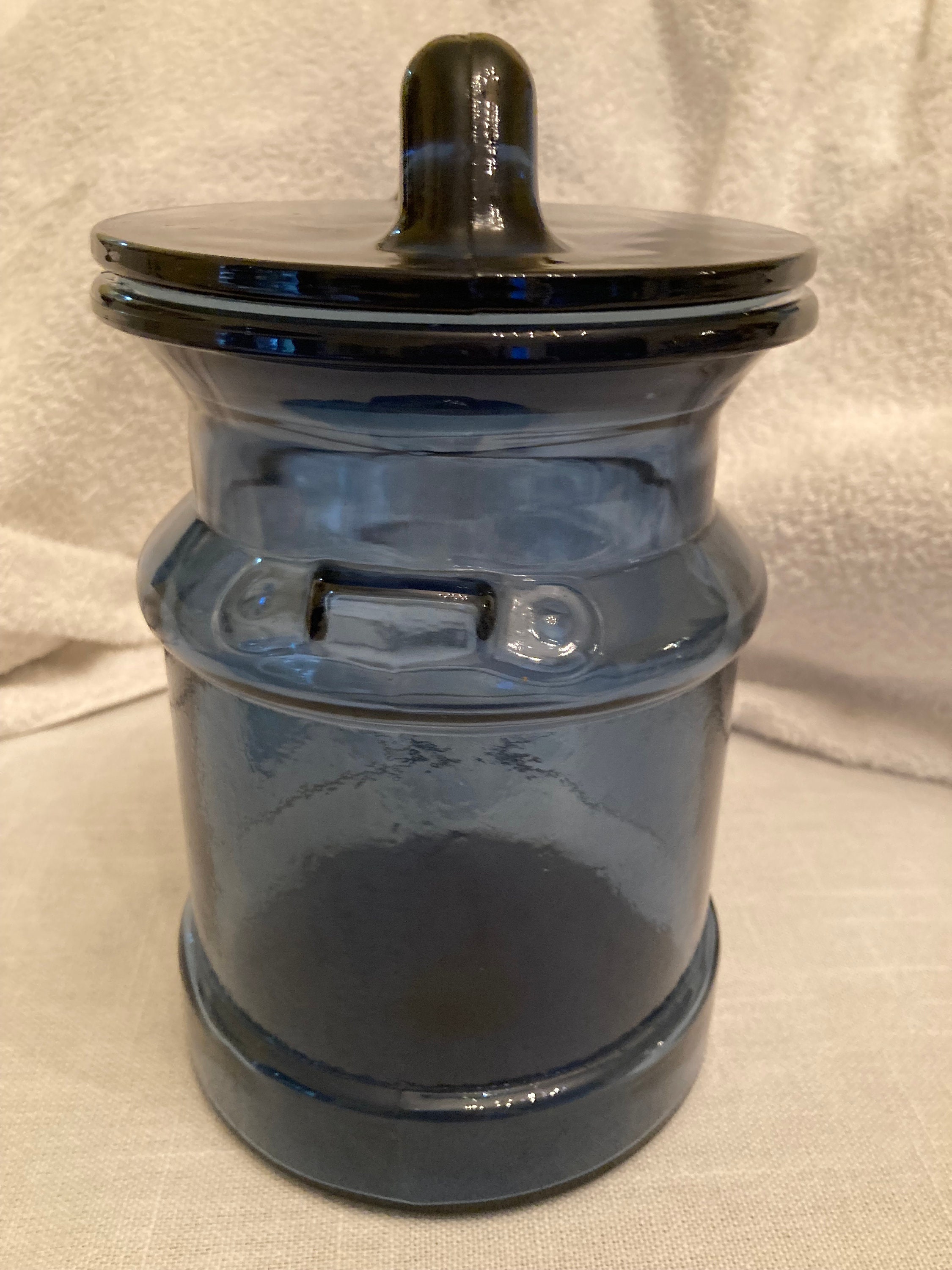 Cobalt Blue Fire Hydrant Canister - Etsy