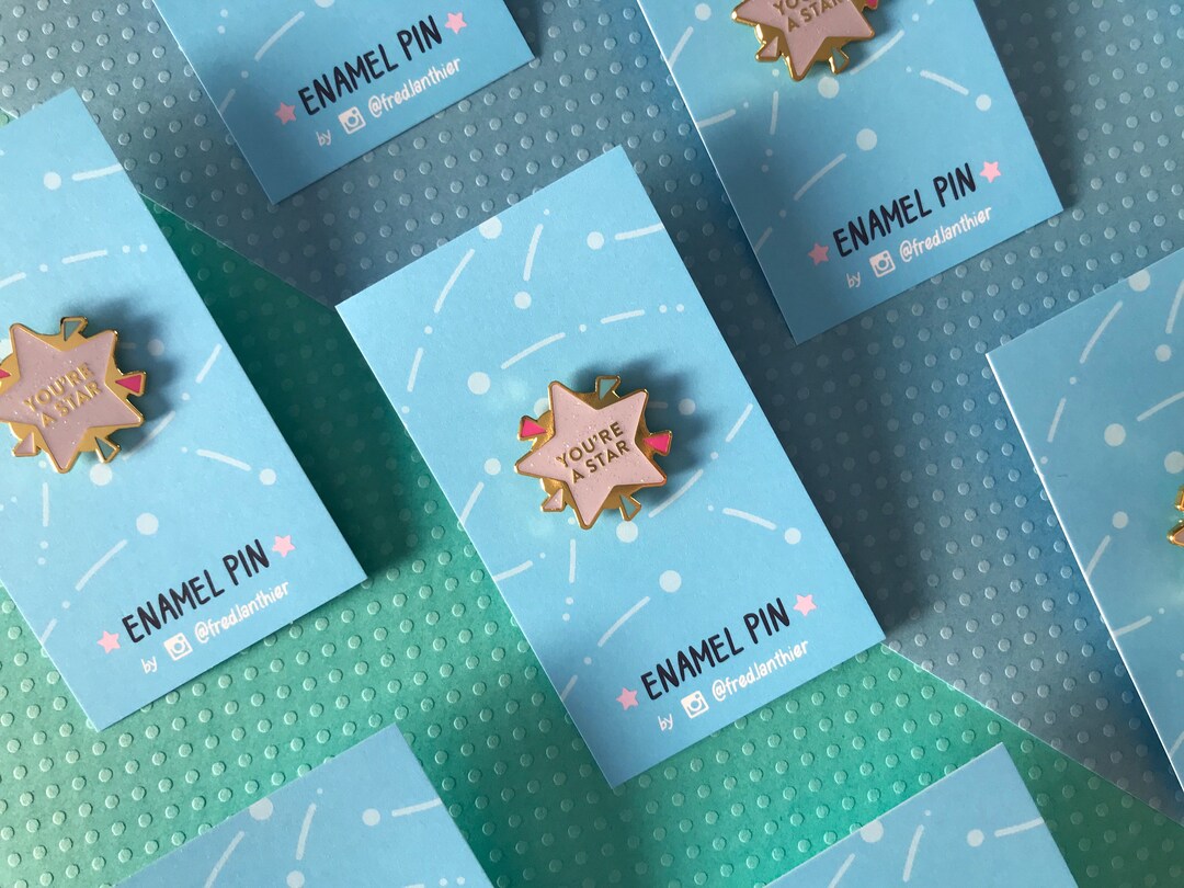 You're A Star - Space Enamel Pin - Limited Edition - Etsy