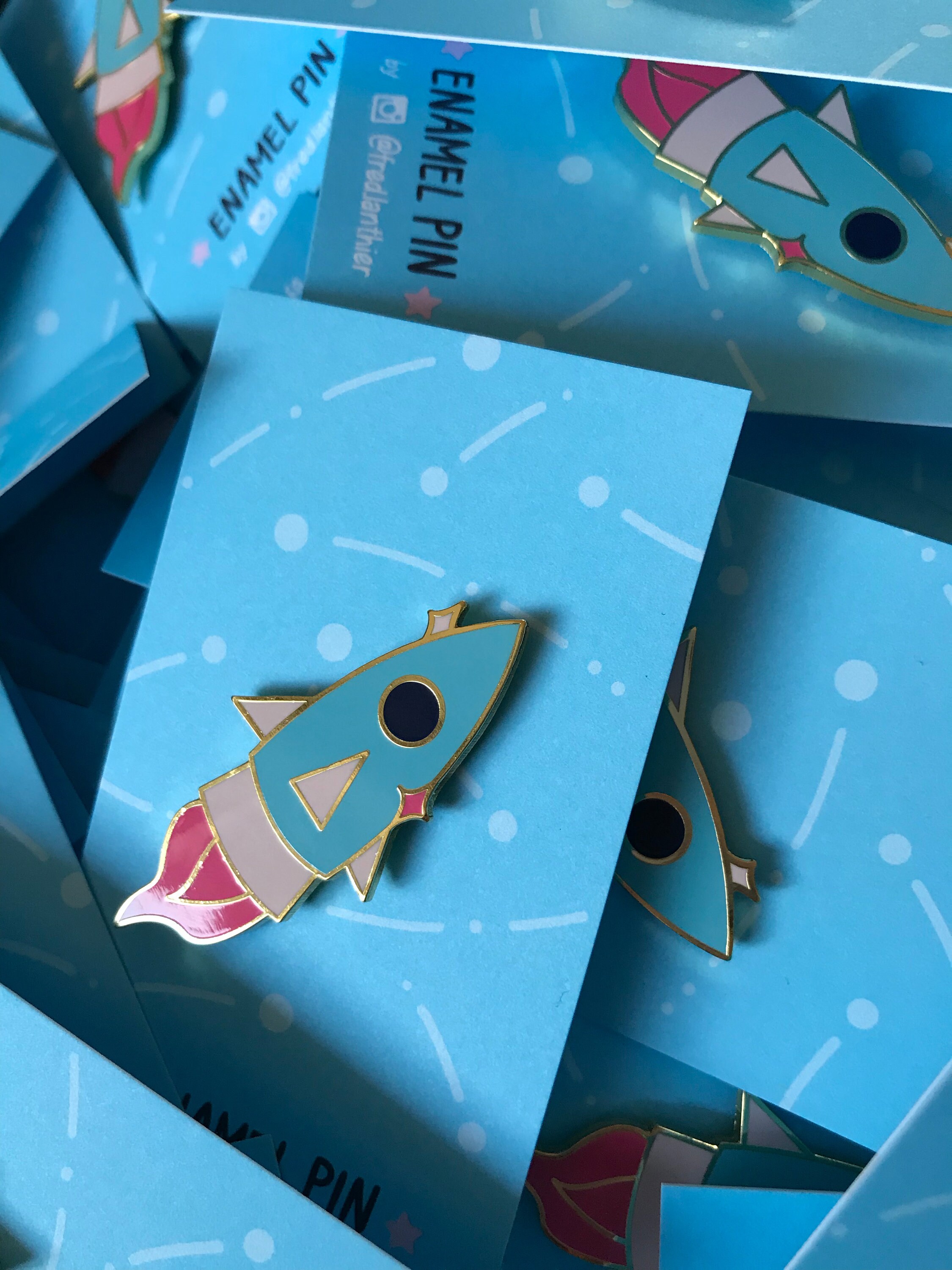 Space Rocket Launch Space Enamel Pin - Etsy
