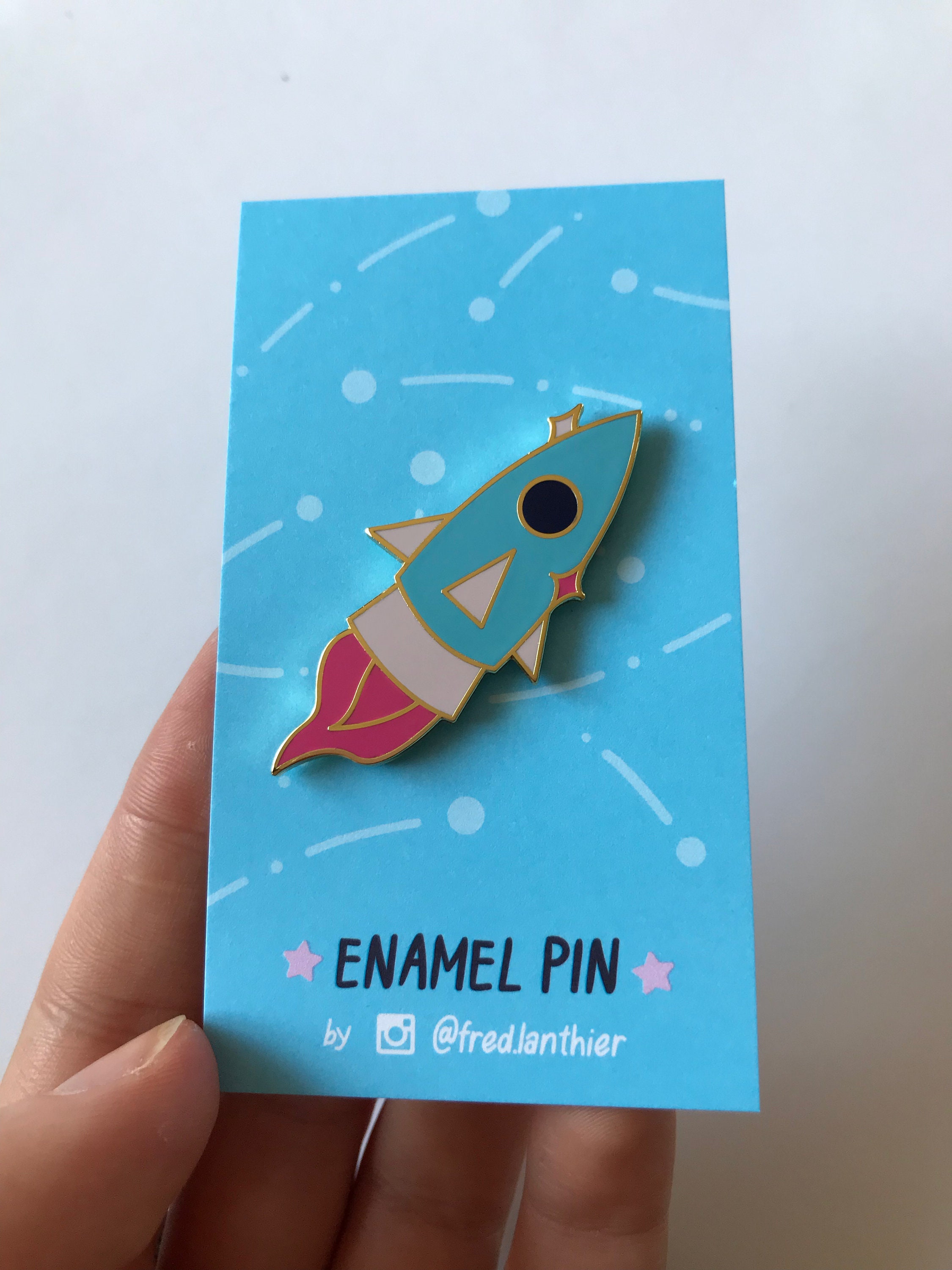 Space Rocket Launch Space Enamel Pin - Etsy